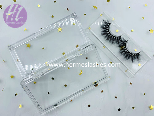 Custom Clear Acrylic Eyelash Display Packaging Box