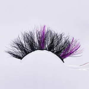 Where To Buy Glitter Colored Mink Eyelashes? - Qingdao Cannes Cosmetics ...
