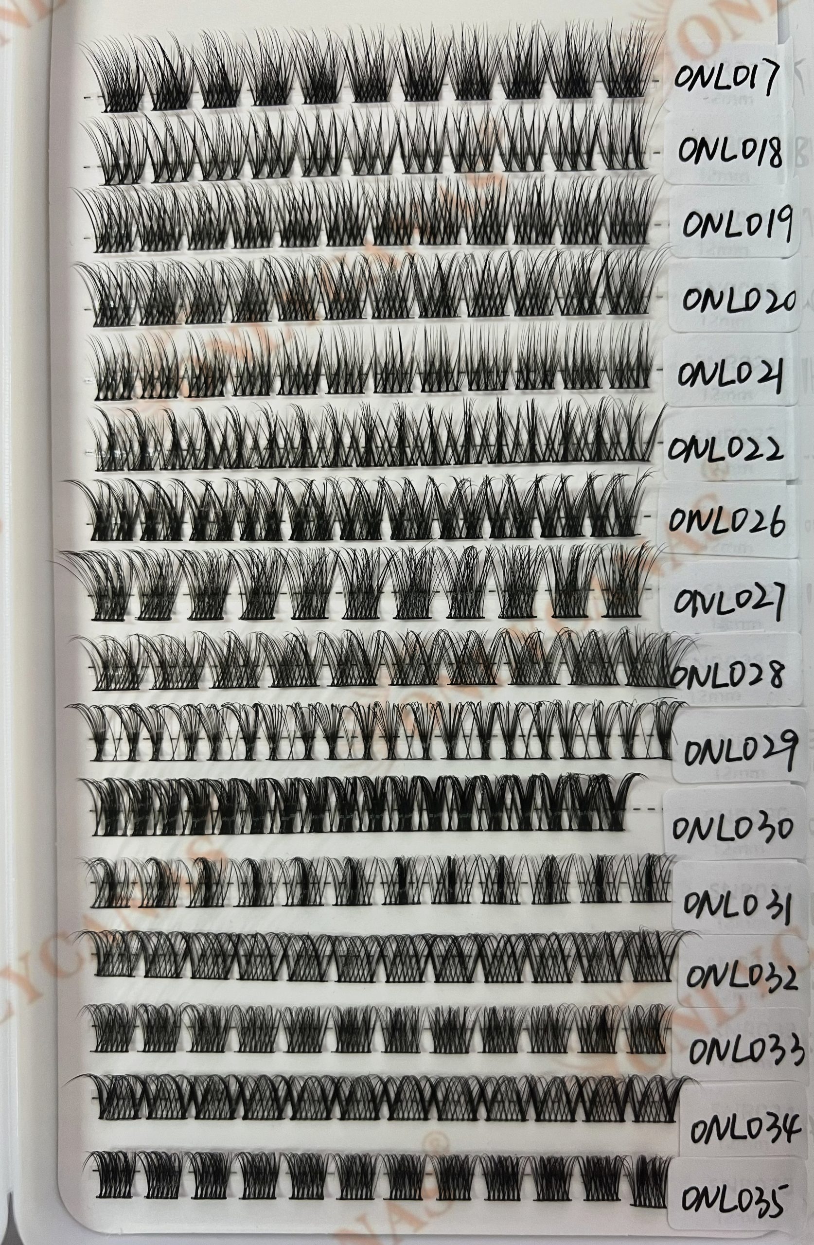 Eyelashes Diy Pre Cut Cluster Half Strip Lashes Synthetic Vendor Self ...