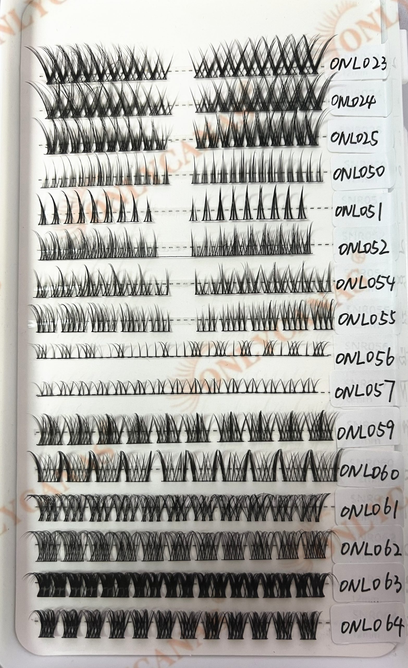 Eyelashes Diy Pre Cut Cluster Half Strip Lashes Synthetic Vendor Self ...