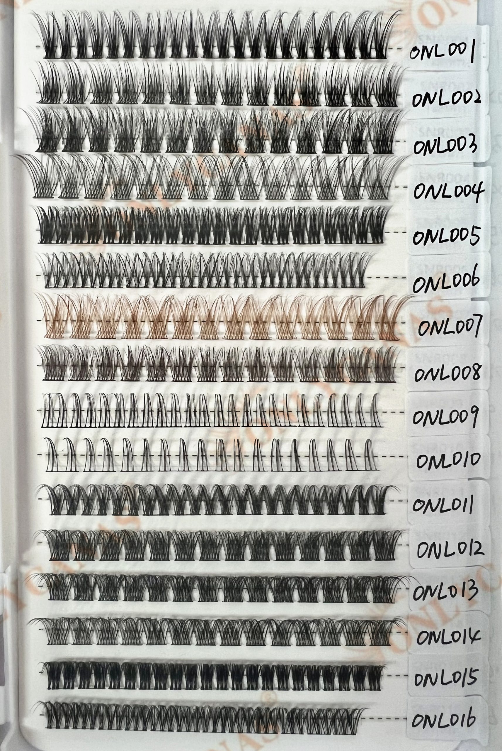 Eyelashes Diy Pre Cut Cluster Half Strip Lashes Synthetic Vendor Self ...